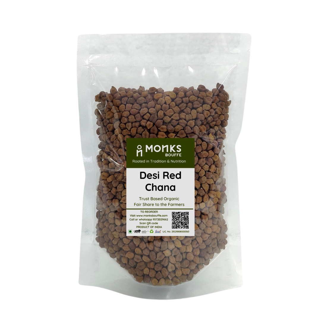 Red Chana - Desi Brown/Black Chickpeas – Monks Bouffe
